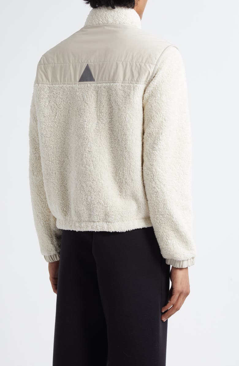 Moncler Padded Teddy Fleece Zip-Up Cardigan | Nordstrom