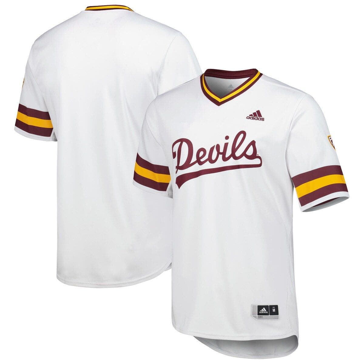 adidas Men's adidas White Arizona State Sun Devils Replica Baseball ...