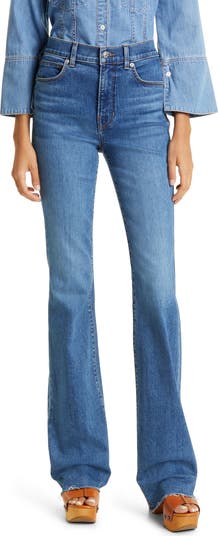 Veronica Beard Cameron Raw Hem Bootcut Jeans | Nordstrom