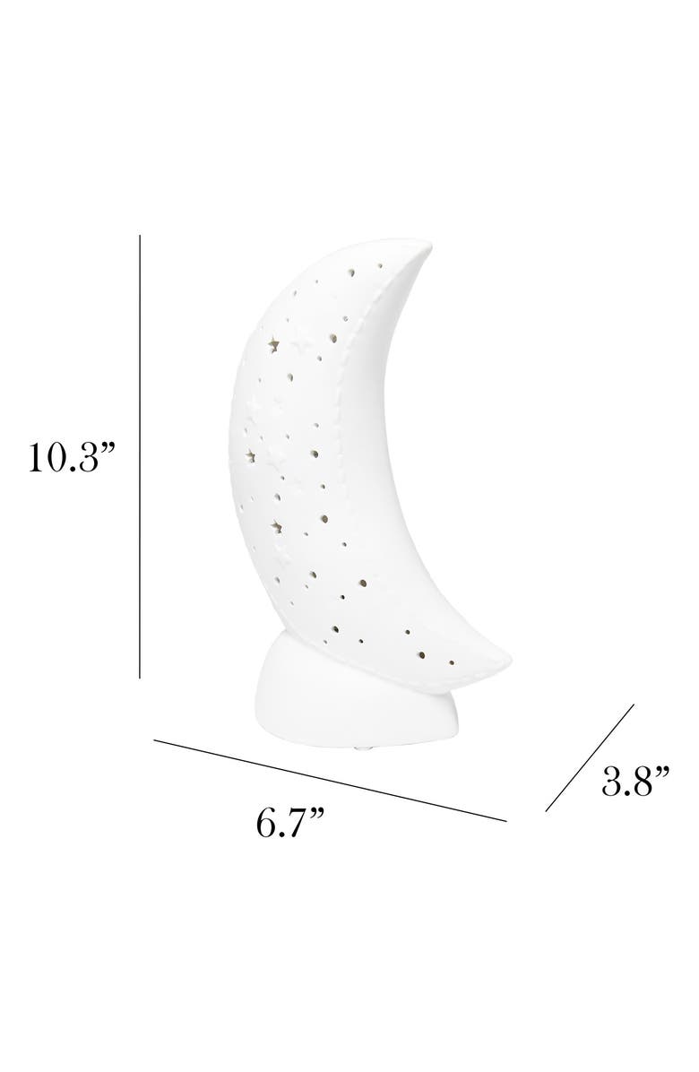 LALIA HOME Porcelain Moon Shaped Table Lamp | Nordstromrack