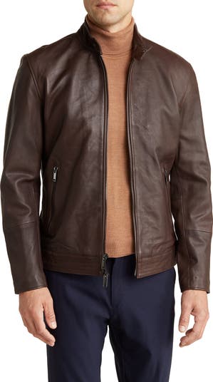 Slate & Stone Leather Racer Jacket | Nordstromrack