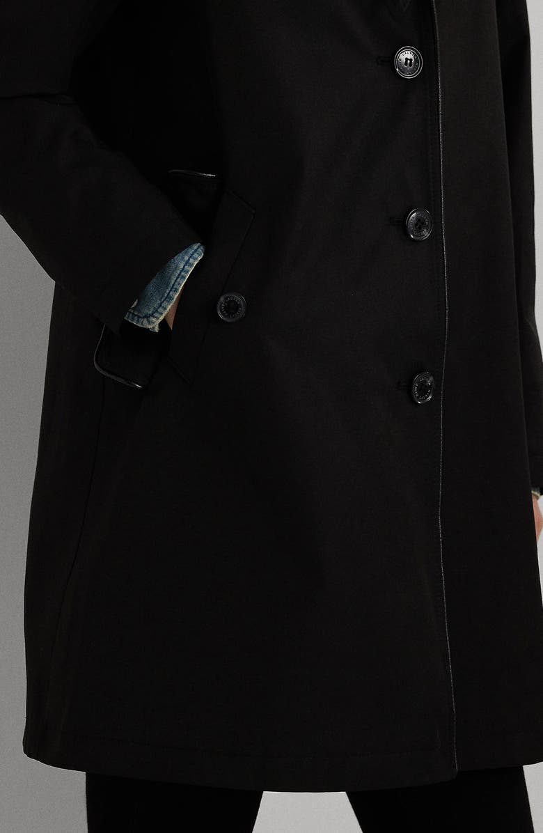 Lauren Ralph Lauren Cotton Blend Coat with Removable Hood | Nordstromrack