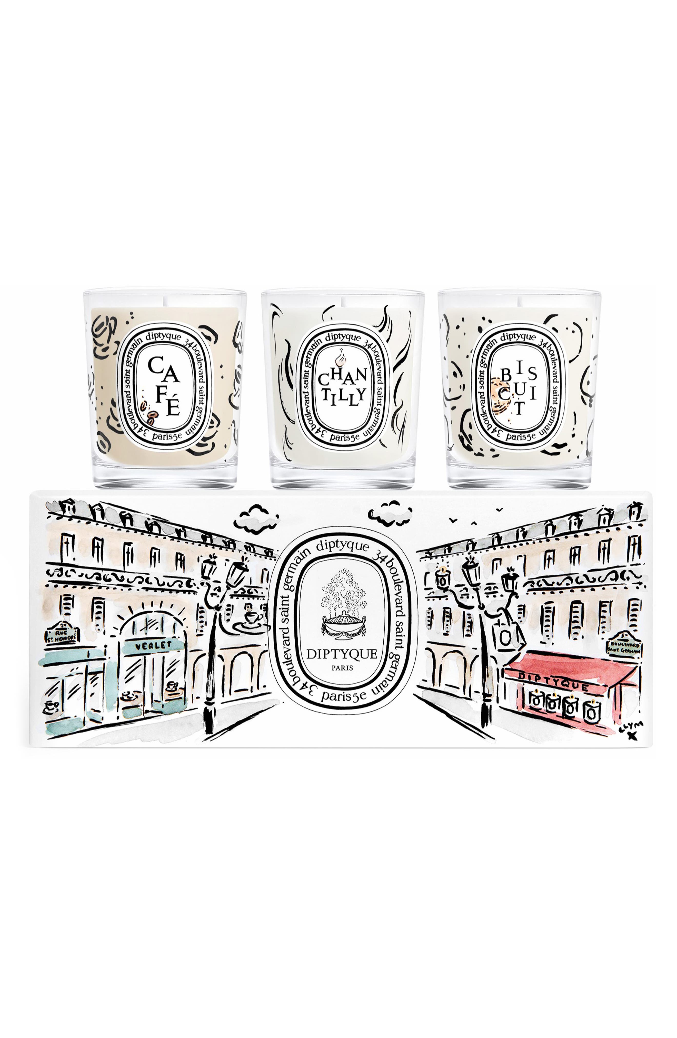 Diptyque Café (Coffee), Chantilly (Whipped Cream) & Biscuit (Cookie) 3 ...