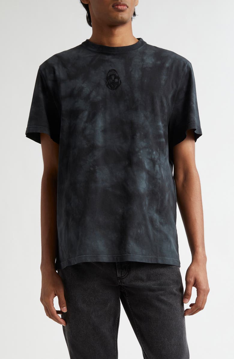 McQueen Skull Patch Tie Dye Cotton T-Shirt | Nordstromrack