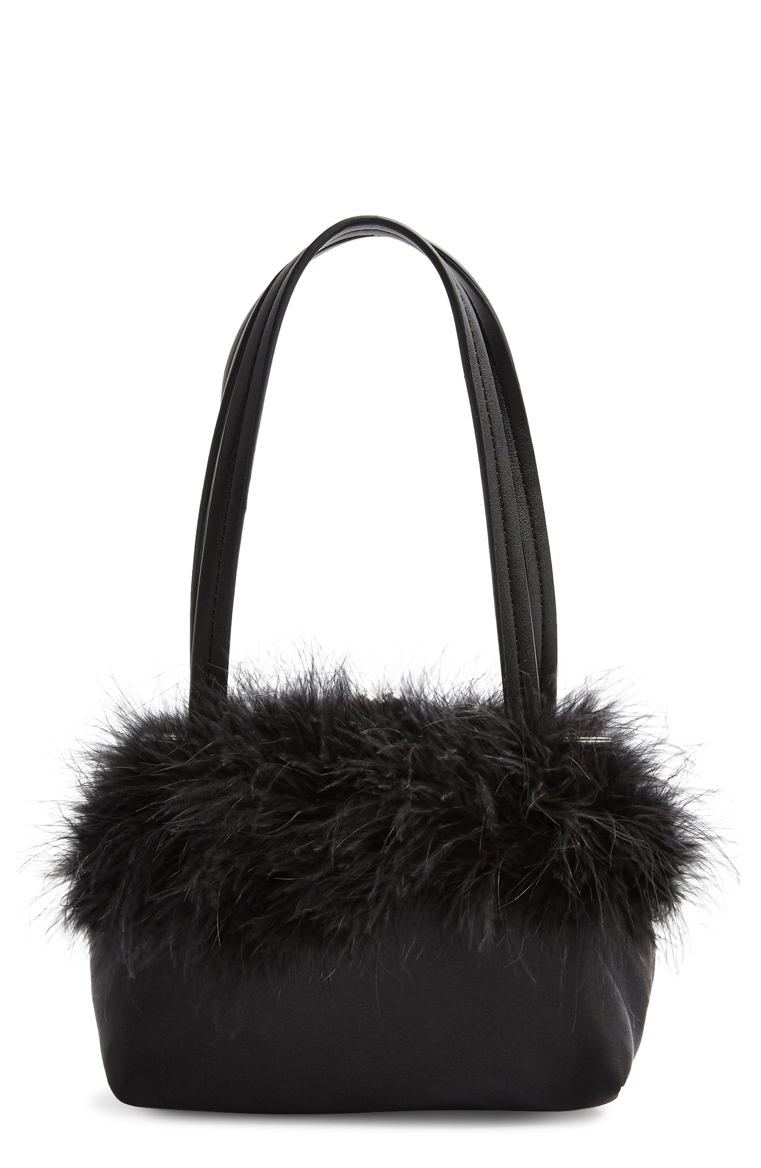 Topshop Clueless Feather Grab Bag | Nordstrom