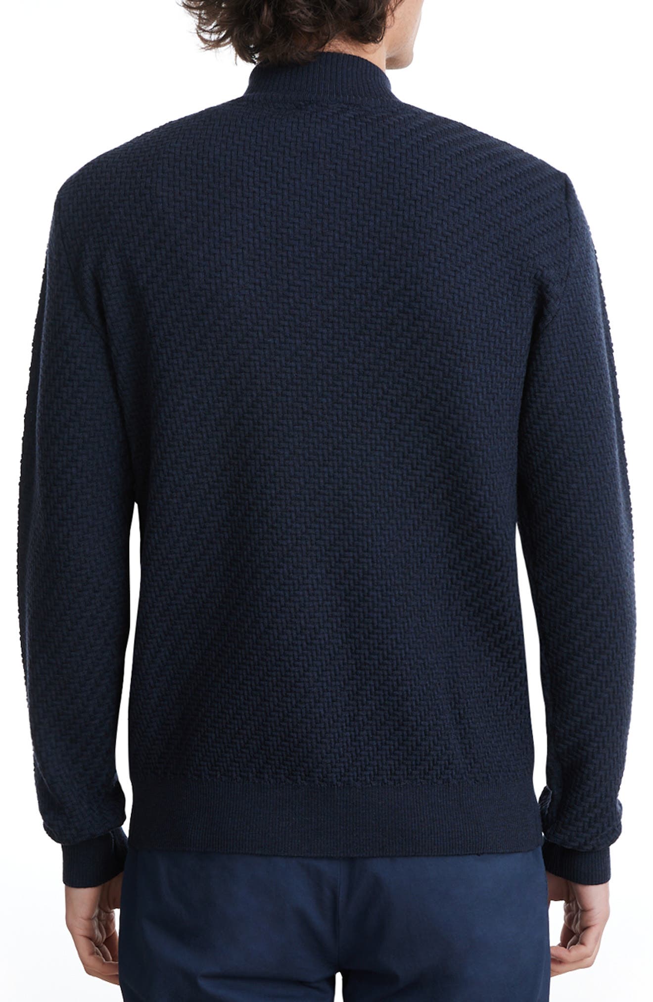 Emanuel Berg Light Gauge Merino Wool Zip Cardigan | Nordstromrack