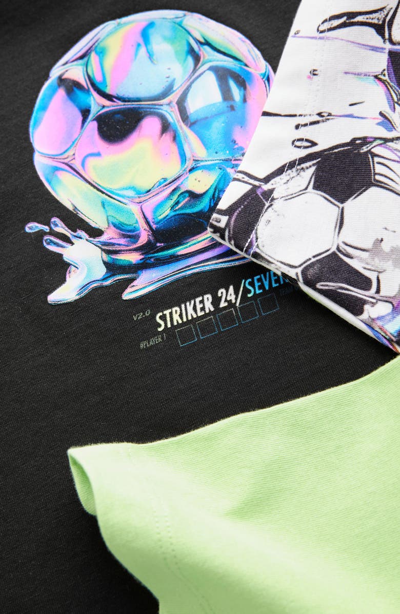 NEXT Kids' Assorted 3-Pack Soccer Graphic T-Shirts | Nordstromrack