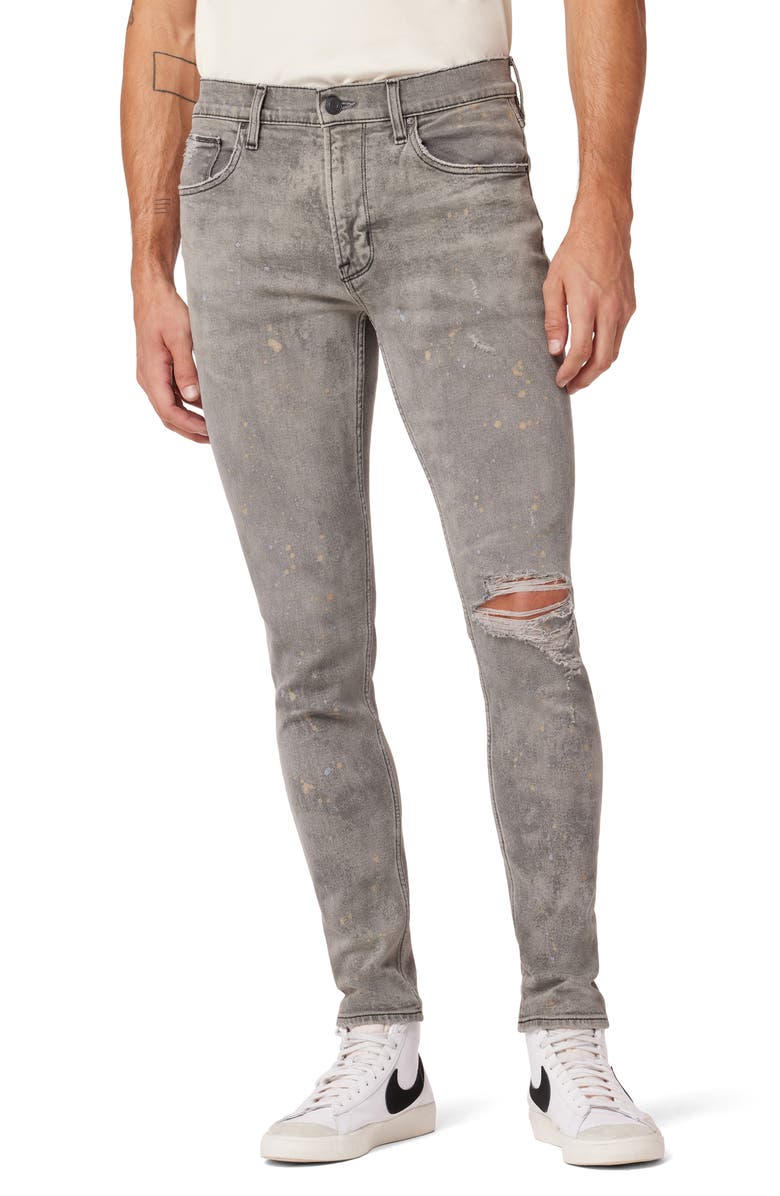 Hudson Jeans Zack Paint Splatter Skinny Jeans | Nordstromrack