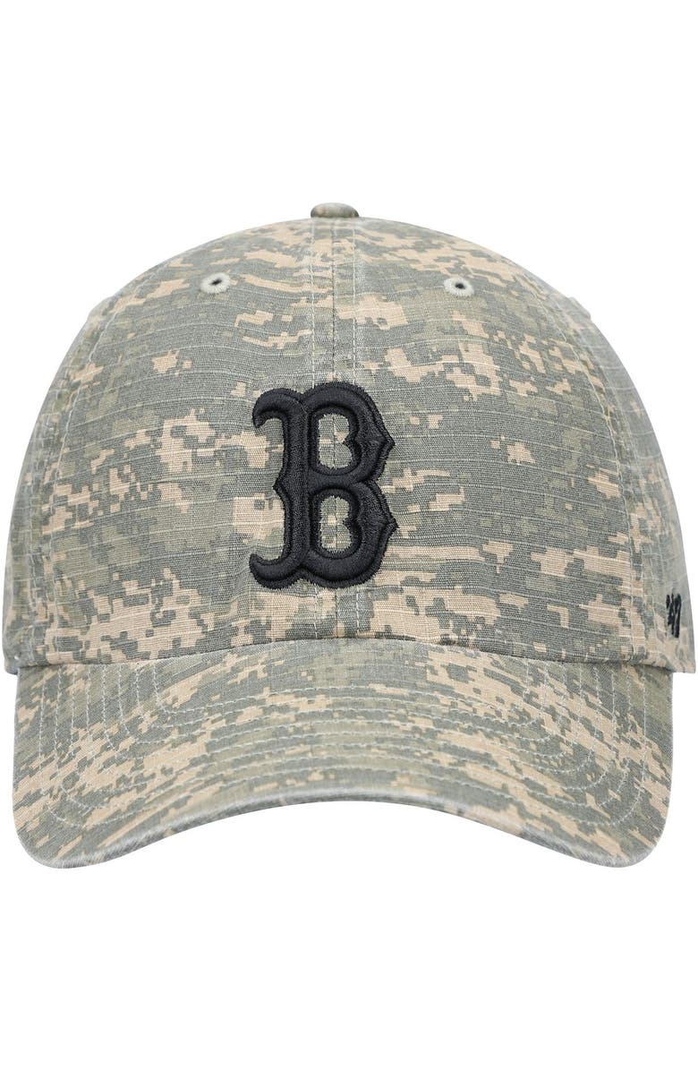 '47 Men's '47 Camo Boston Red Sox Phalanx Clean Up Adjustable Hat ...