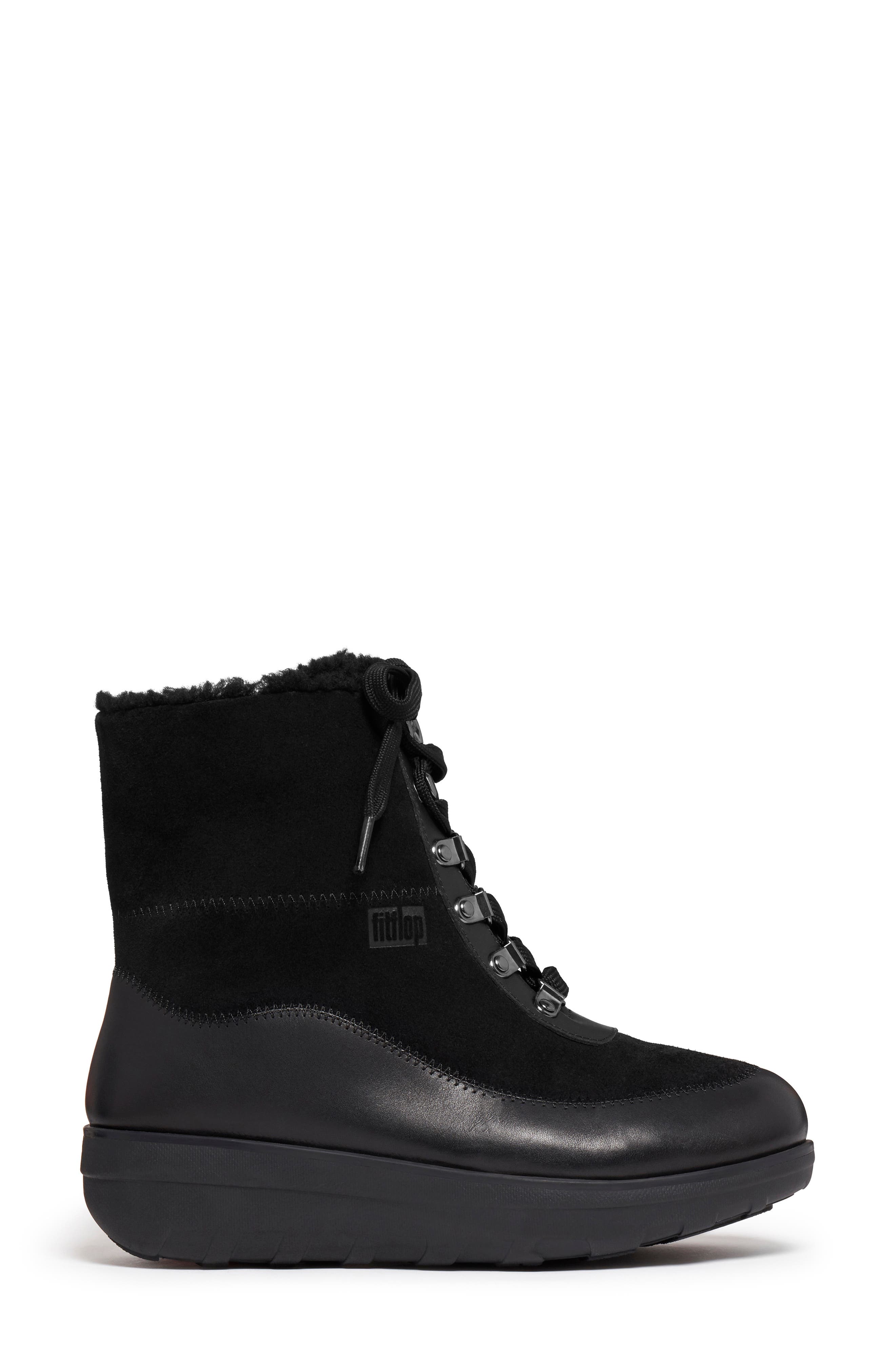 FitFlop Mukluk III Genuine Shearling Lined Water Resistant Boot (Women ...