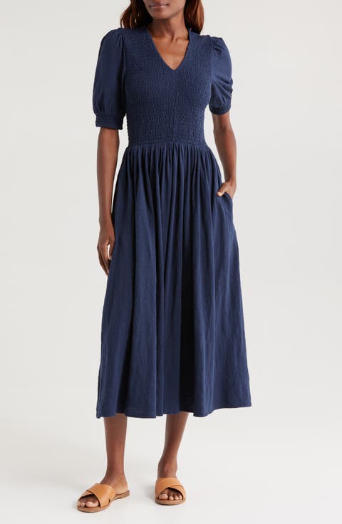 Women's 100% Cotton Midi Dresses | Nordstrom