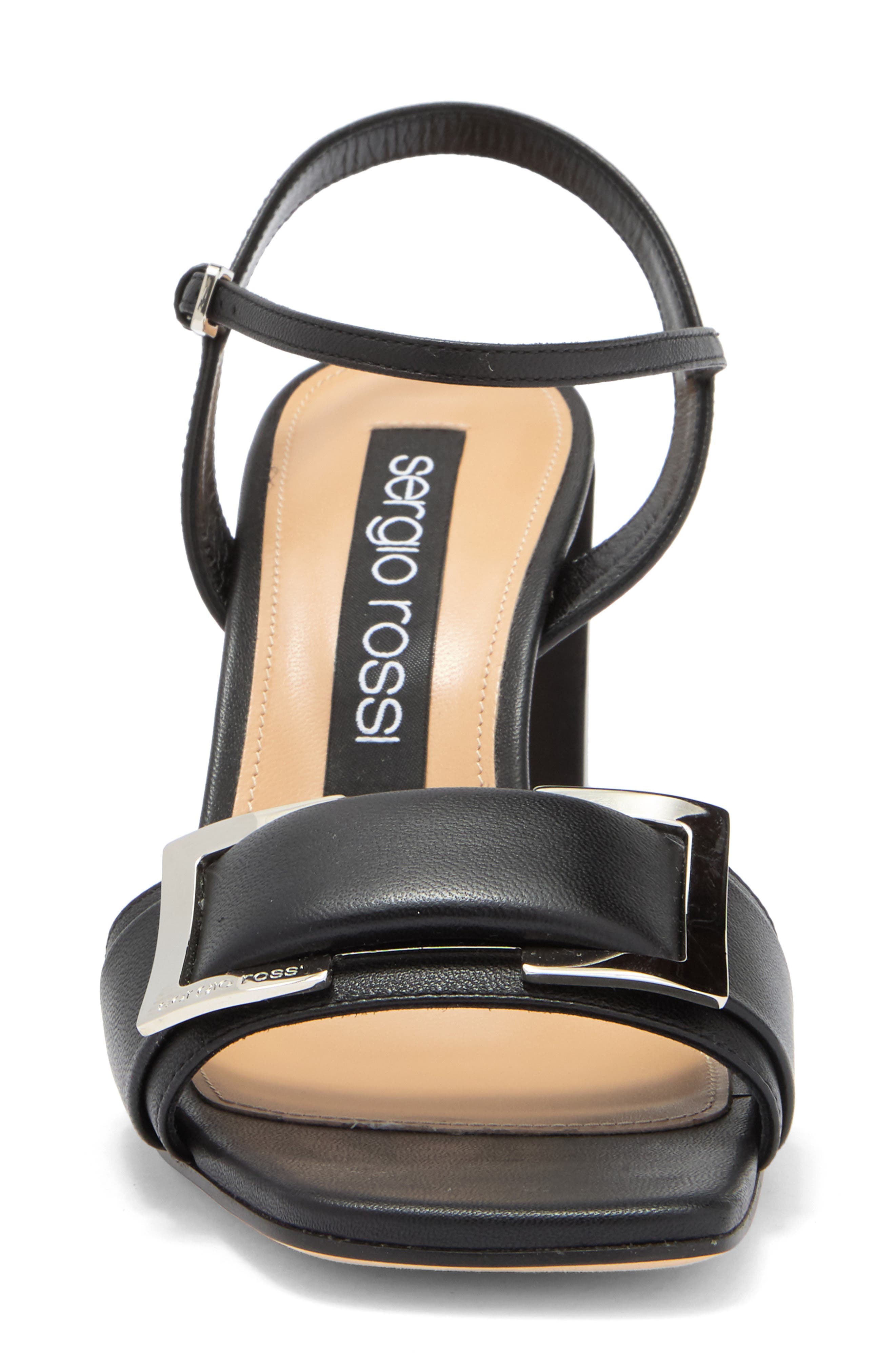 Sergio Rossi Logo Buckle Sandal (Women) | Nordstromrack