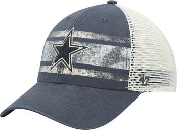 '47 Men's '47 Navy/White Dallas Cowboys Interlude MVP Trucker Snapback ...