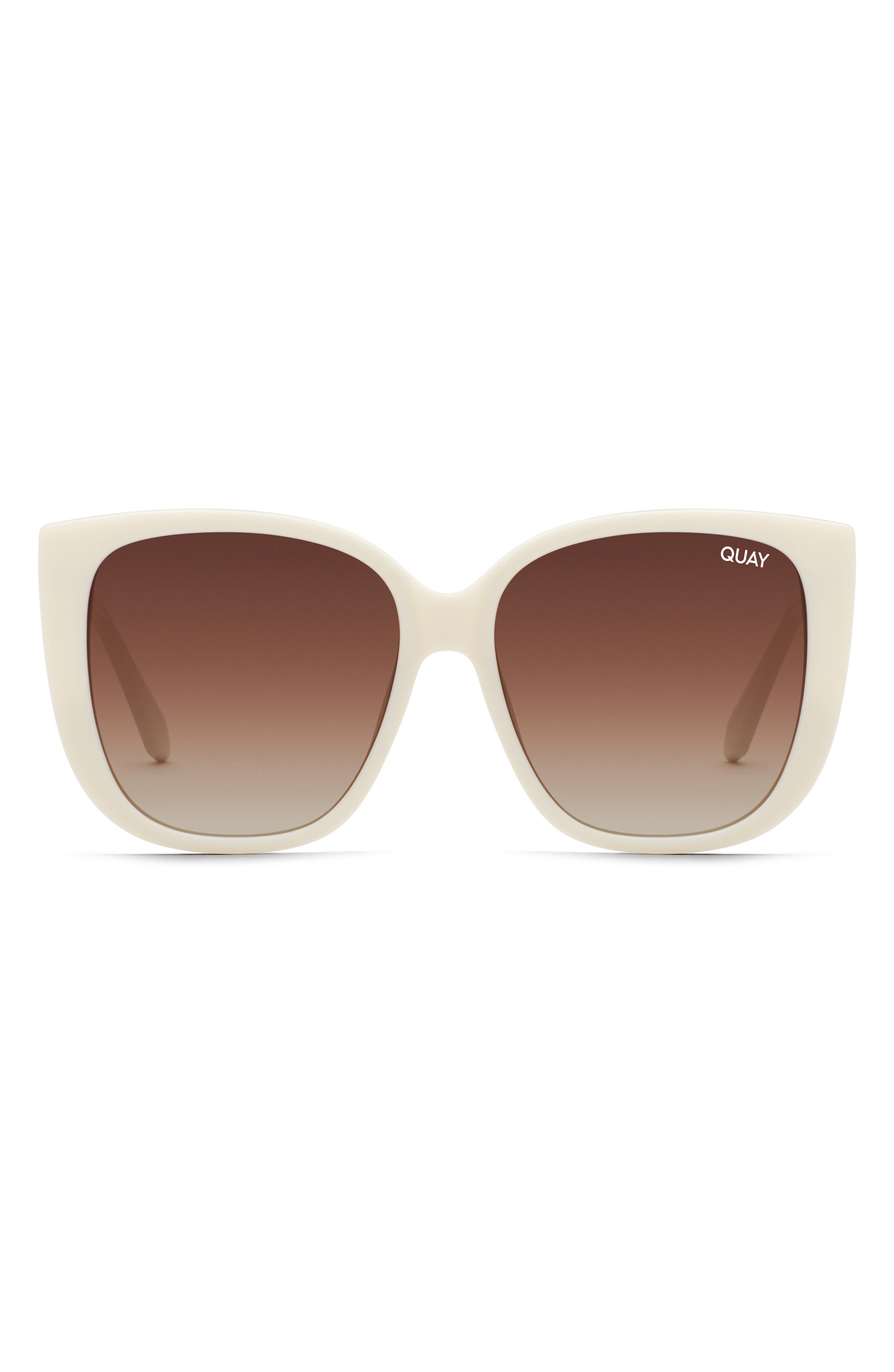 QUAY Ever After 54mm Polarized Gradient Square Sunglasses | Nordstromrack