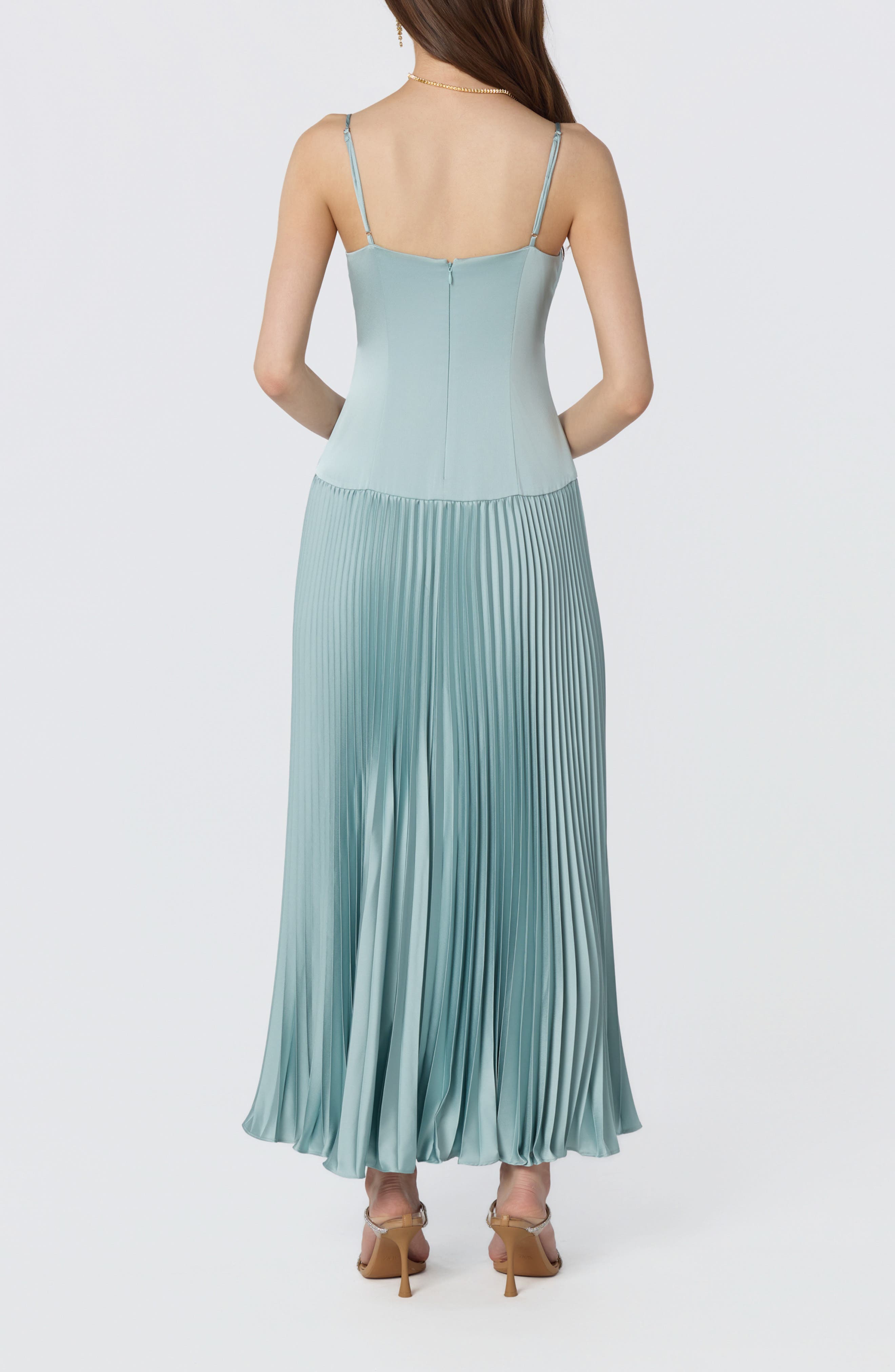 ASTR the Label Pleated Drop Waist Dress | Nordstrom