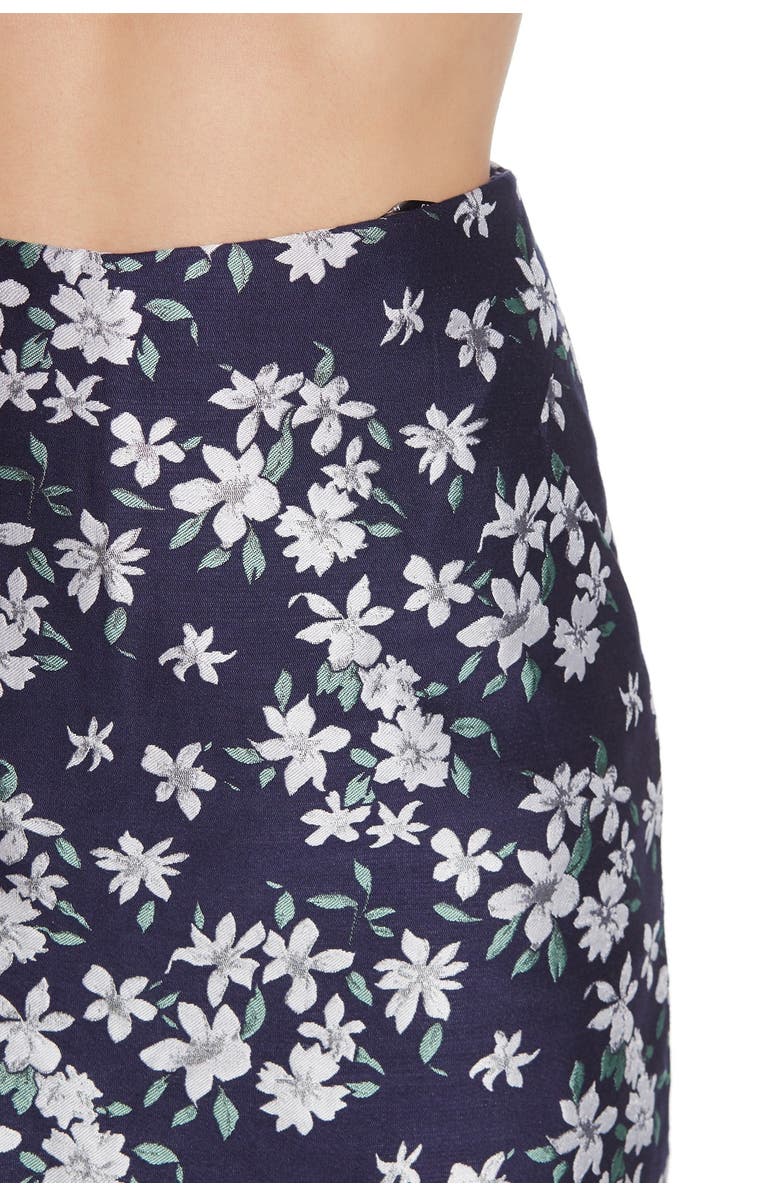 FRNCH Metallic Floral Print Skort | Nordstromrack