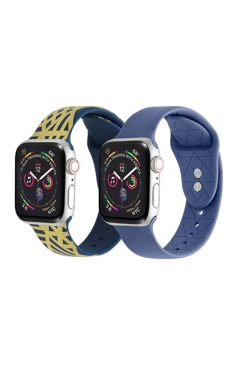 The Posh Tech Assorted 2-Pack Silicone Apple Watch® Watchbands ...