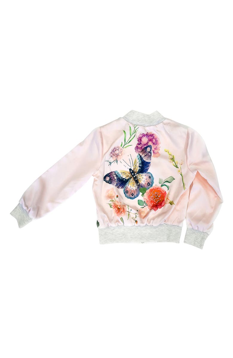 Hannah Banana Kids' Butterfly Bomber Jacket | Nordstromrack
