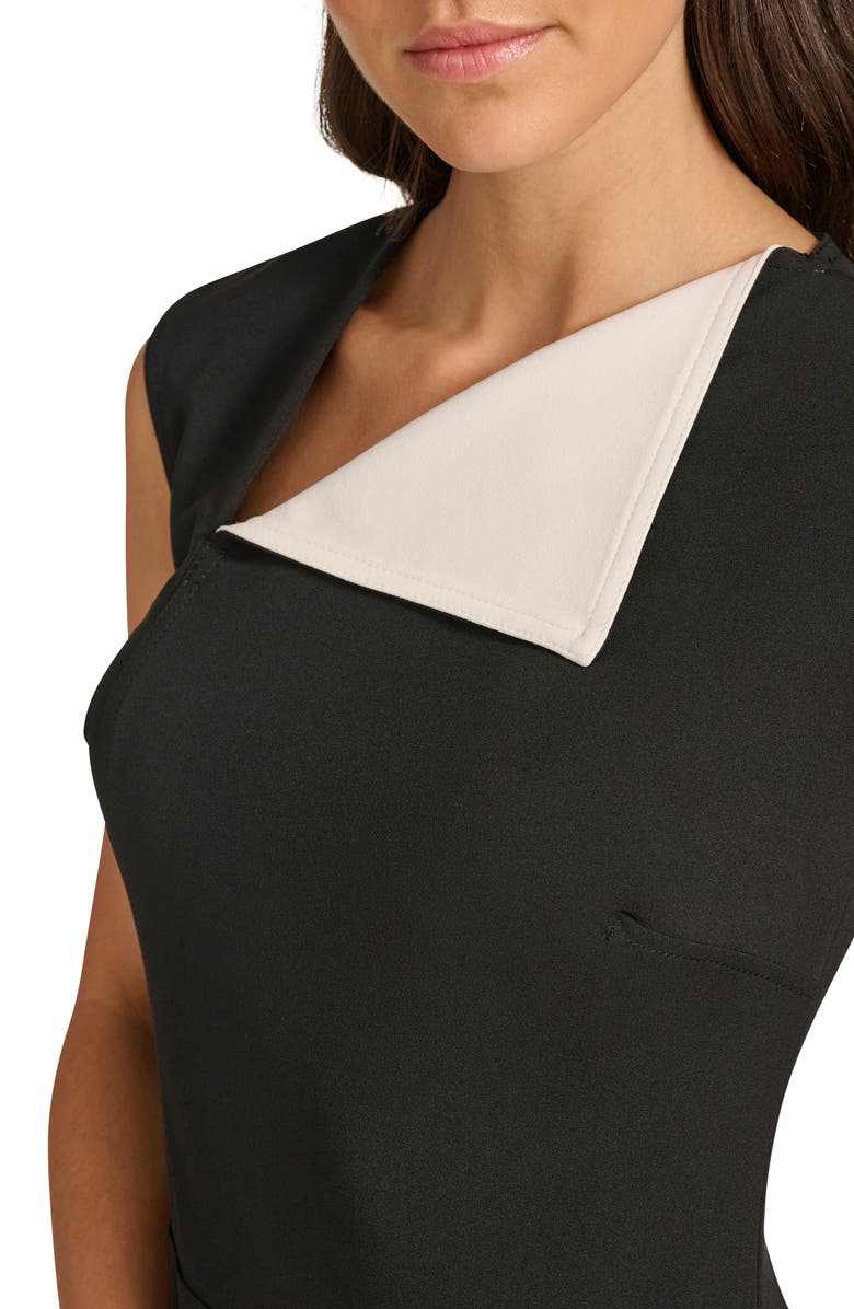 Calvin Klein Asymmetric Foldover A-Line Midi Dress | Nordstromrack