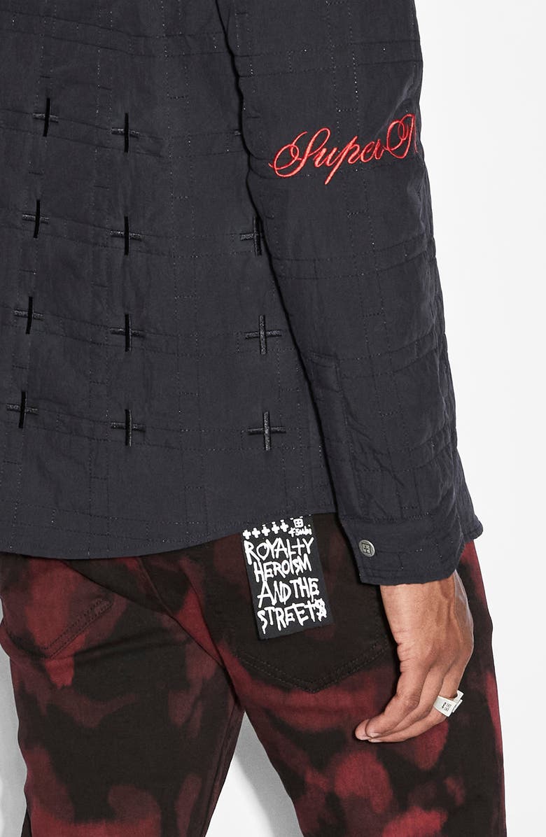 Ksubi Pixel Quilted Button-Up Shirt | Nordstromrack