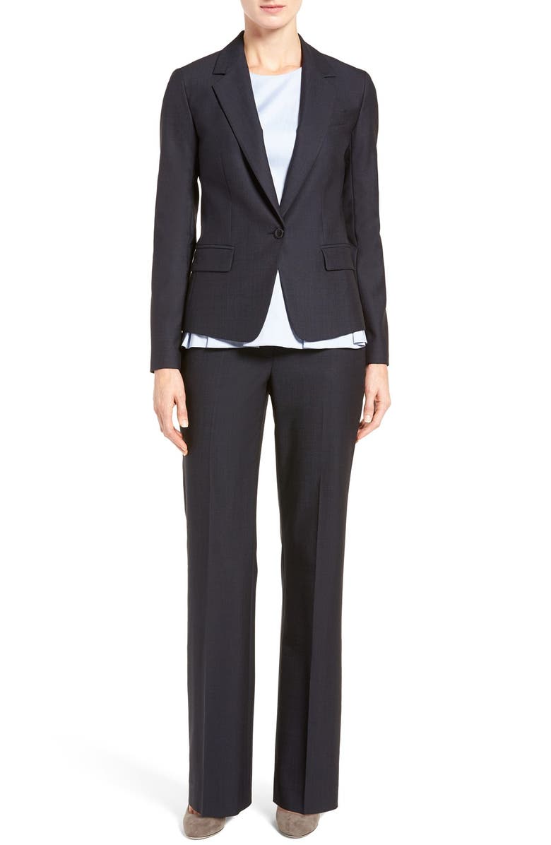 Classiques Entier® Stretch Wool Flare Leg Pants | Nordstrom