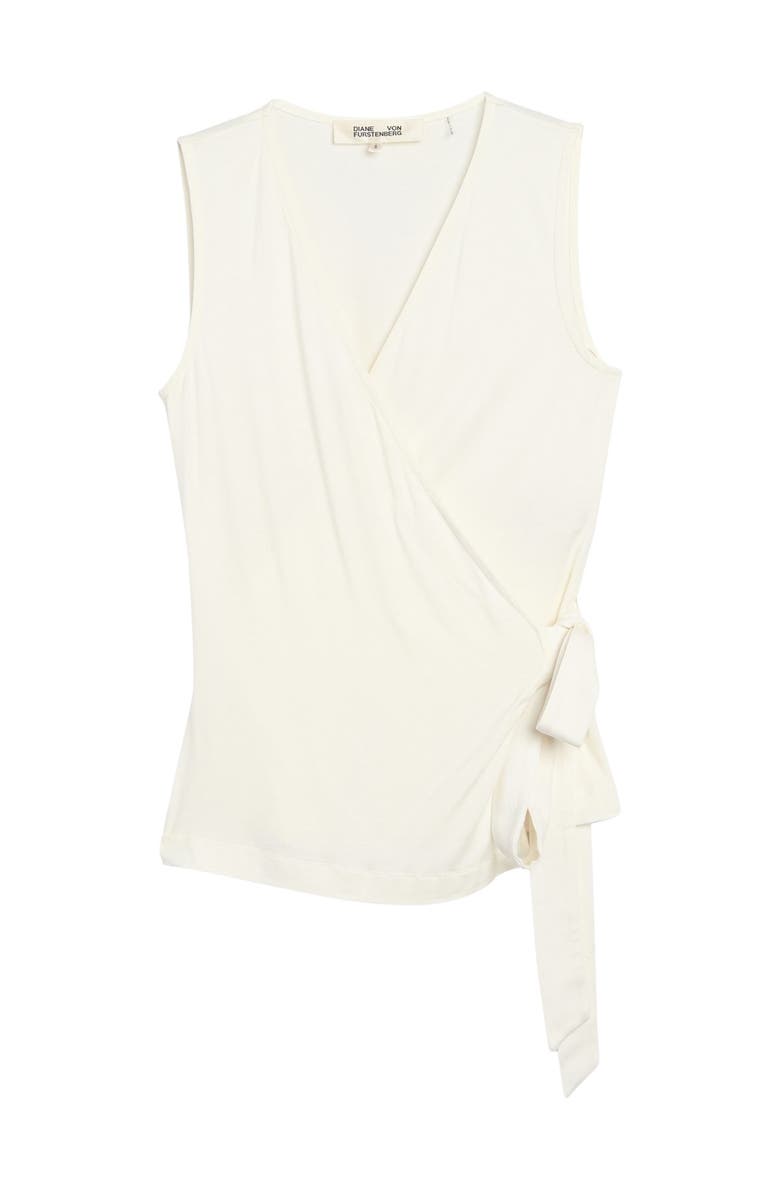 Diane von Furstenberg Pheona Sleeveless Wrap Blouse | Nordstromrack