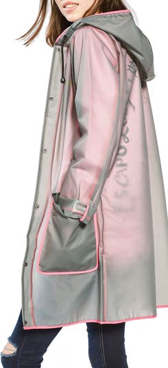 Topshop Piped Mac Rain Jacket | Nordstrom