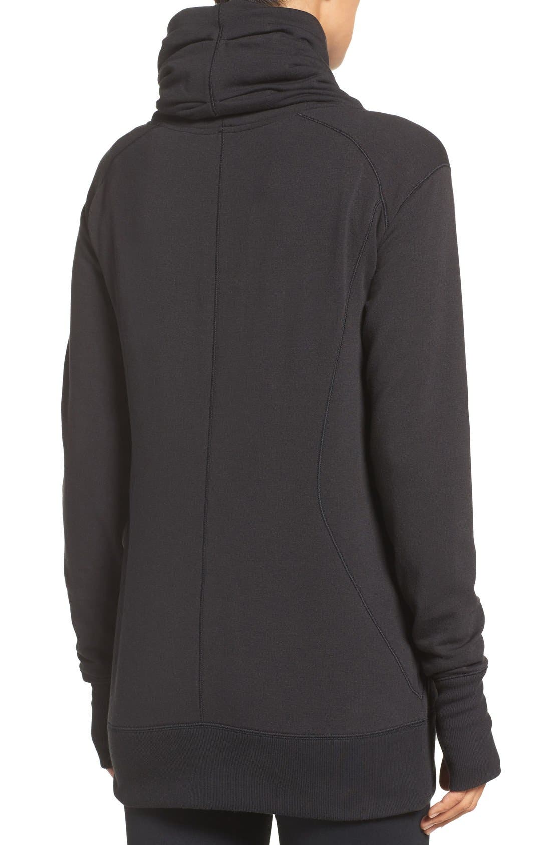 Zella Frosty Asymmetrical Zip Pullover | Nordstrom