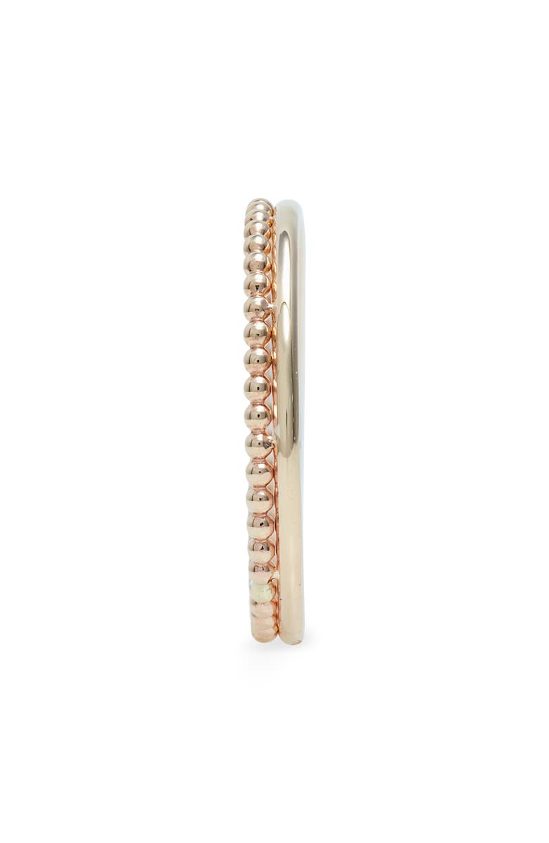 Poppy Finch Duo 14K Gold Band Ring | Nordstrom