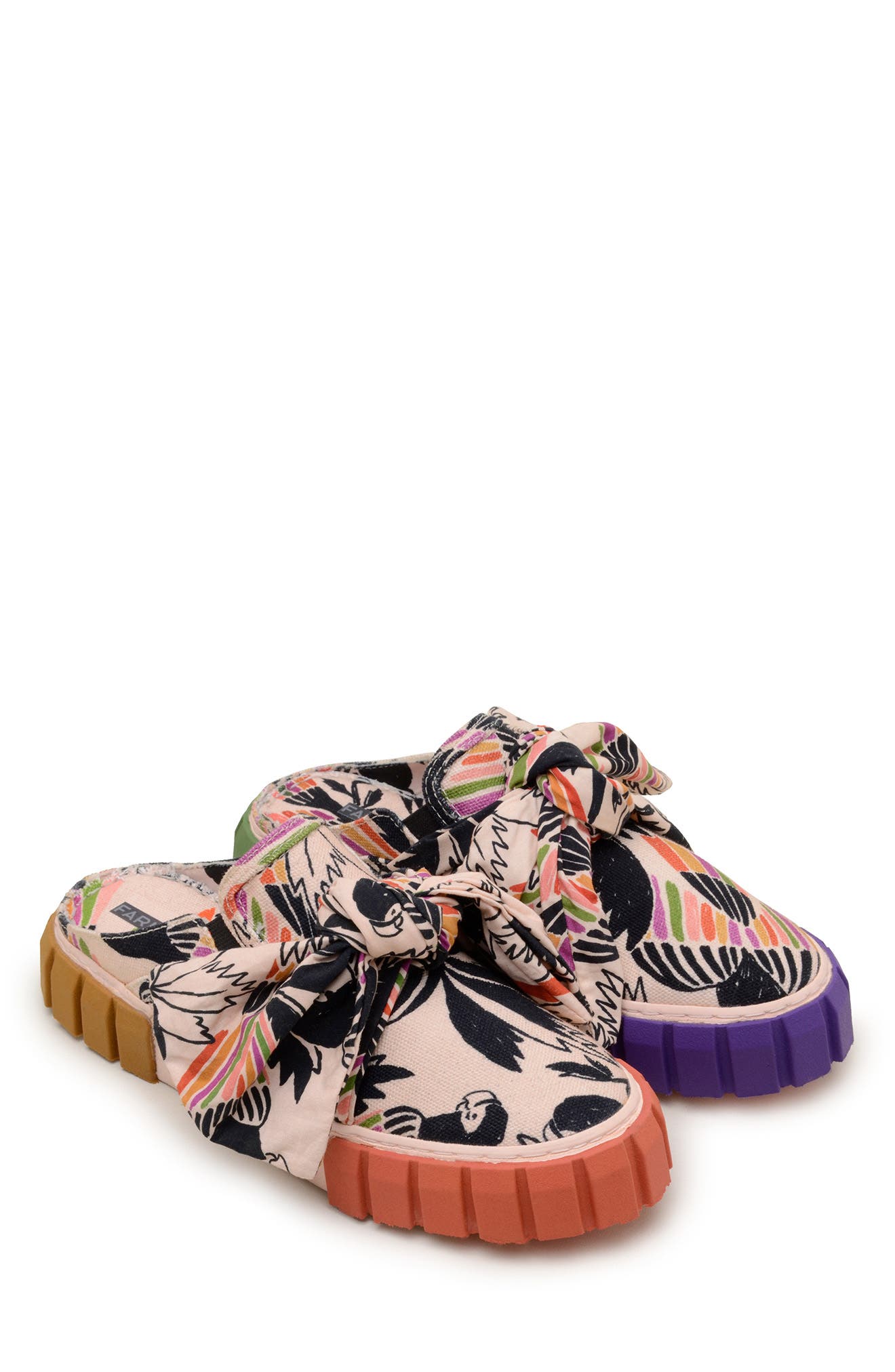FARM Rio Birds Platform Mule Sneaker with Bow (Women) | Nordstromrack