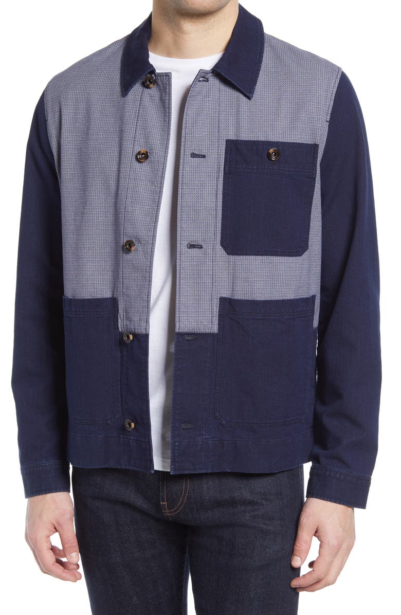 Ted Baker London Handal Mixed Media Jacket | Nordstromrack