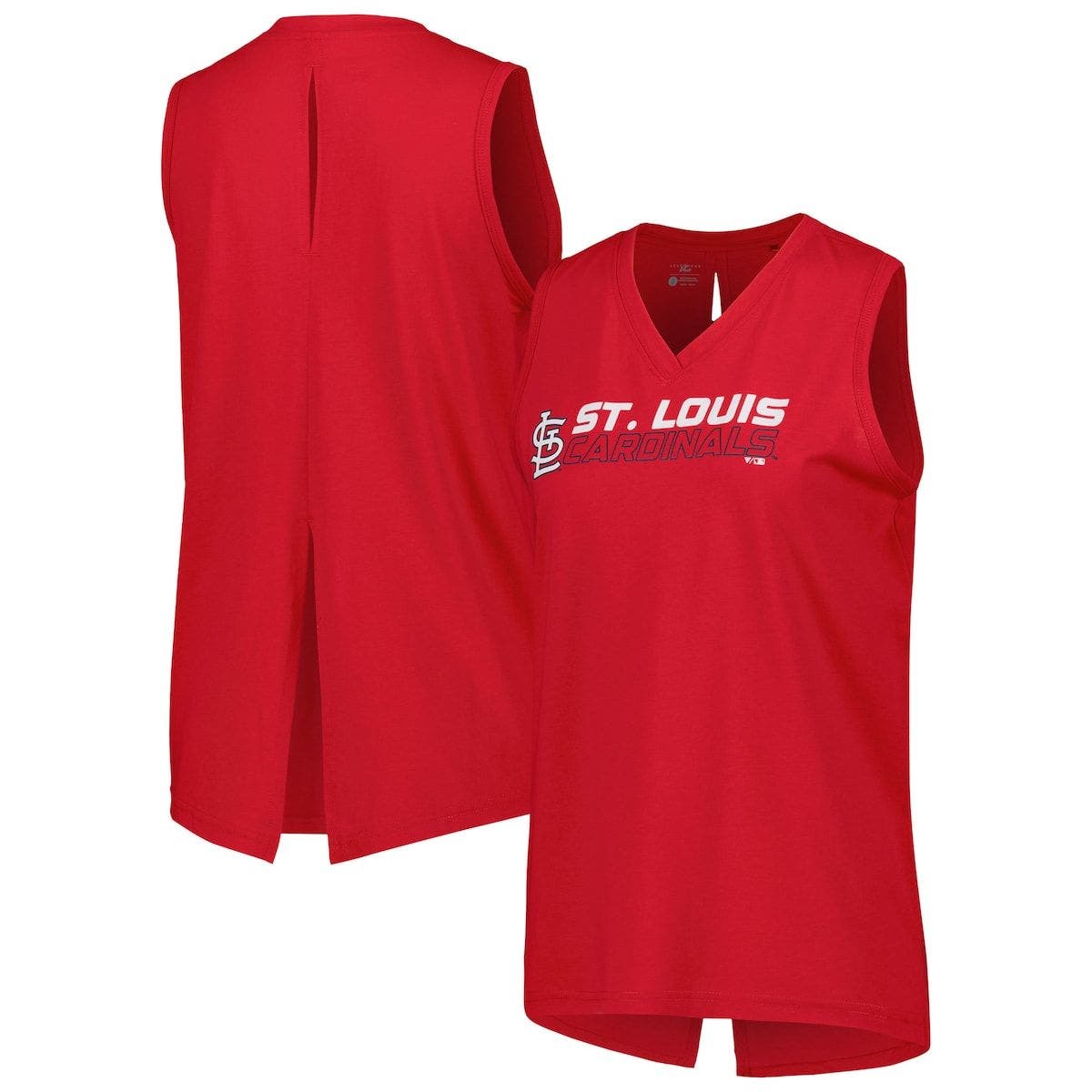 LEVELWEAR Women's Levelwear Red St. Louis Cardinals Paisley Chase V ...