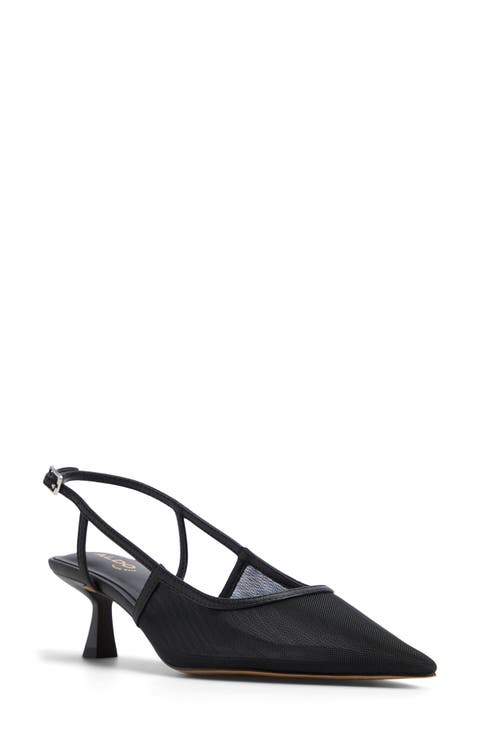 Women's Black Slingback Heels | Nordstrom