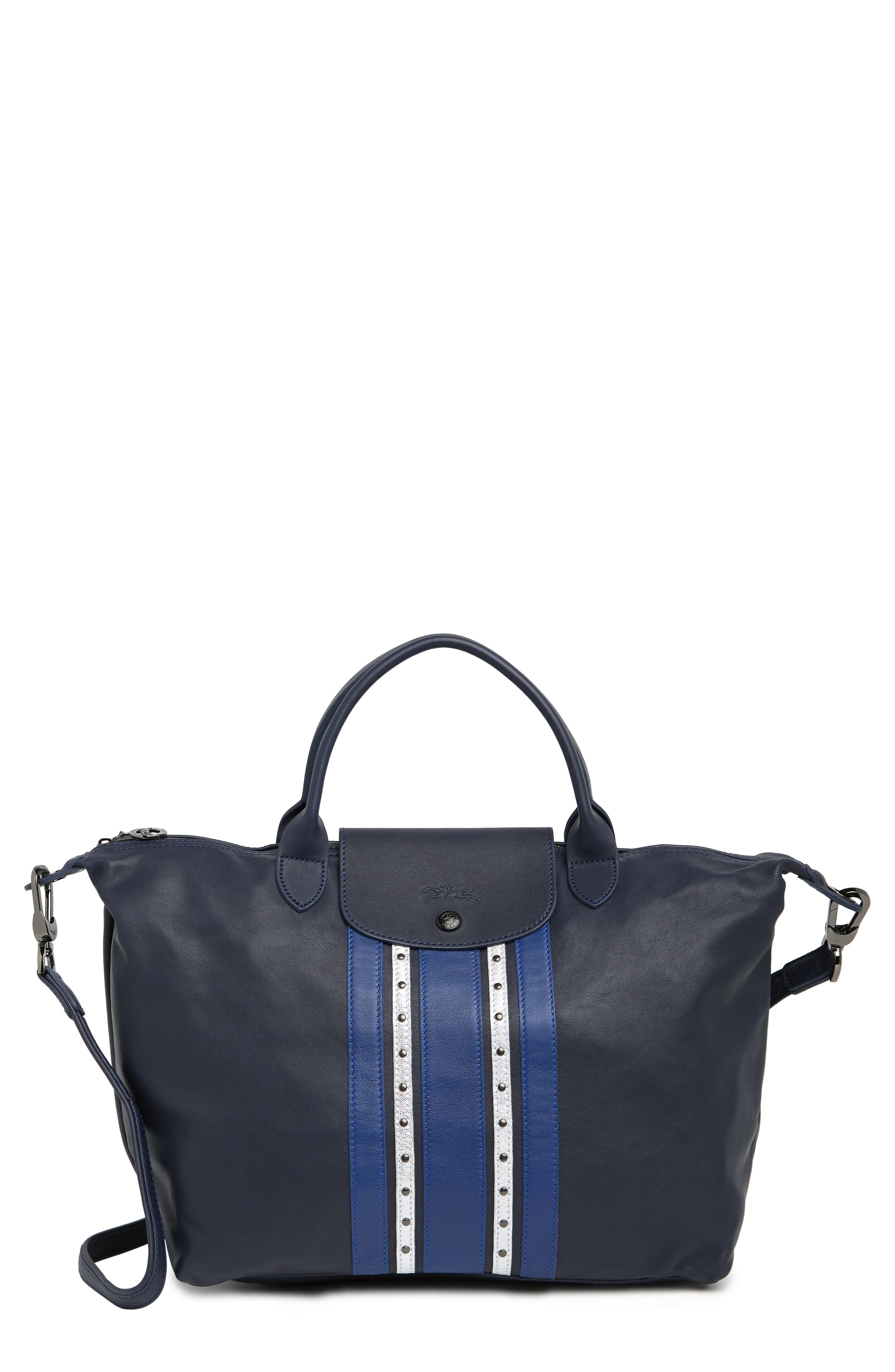 Longchamp Le Pliage Cuir Leather Satchel | Nordstromrack