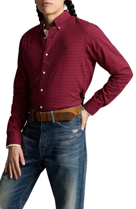 Men's Red Button Up Shirts | Nordstrom