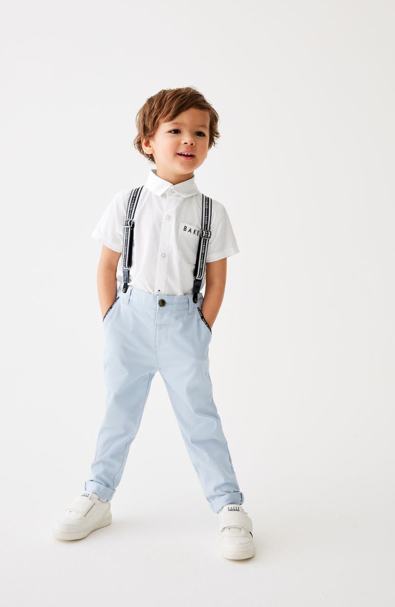 Baker by Ted Baker Kids' Short Sleeve Button-Up Shirt, Trousers ...