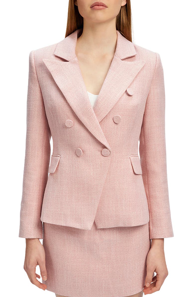 Bardot Emilie Bouclé Wrap Front Blazer | Nordstromrack