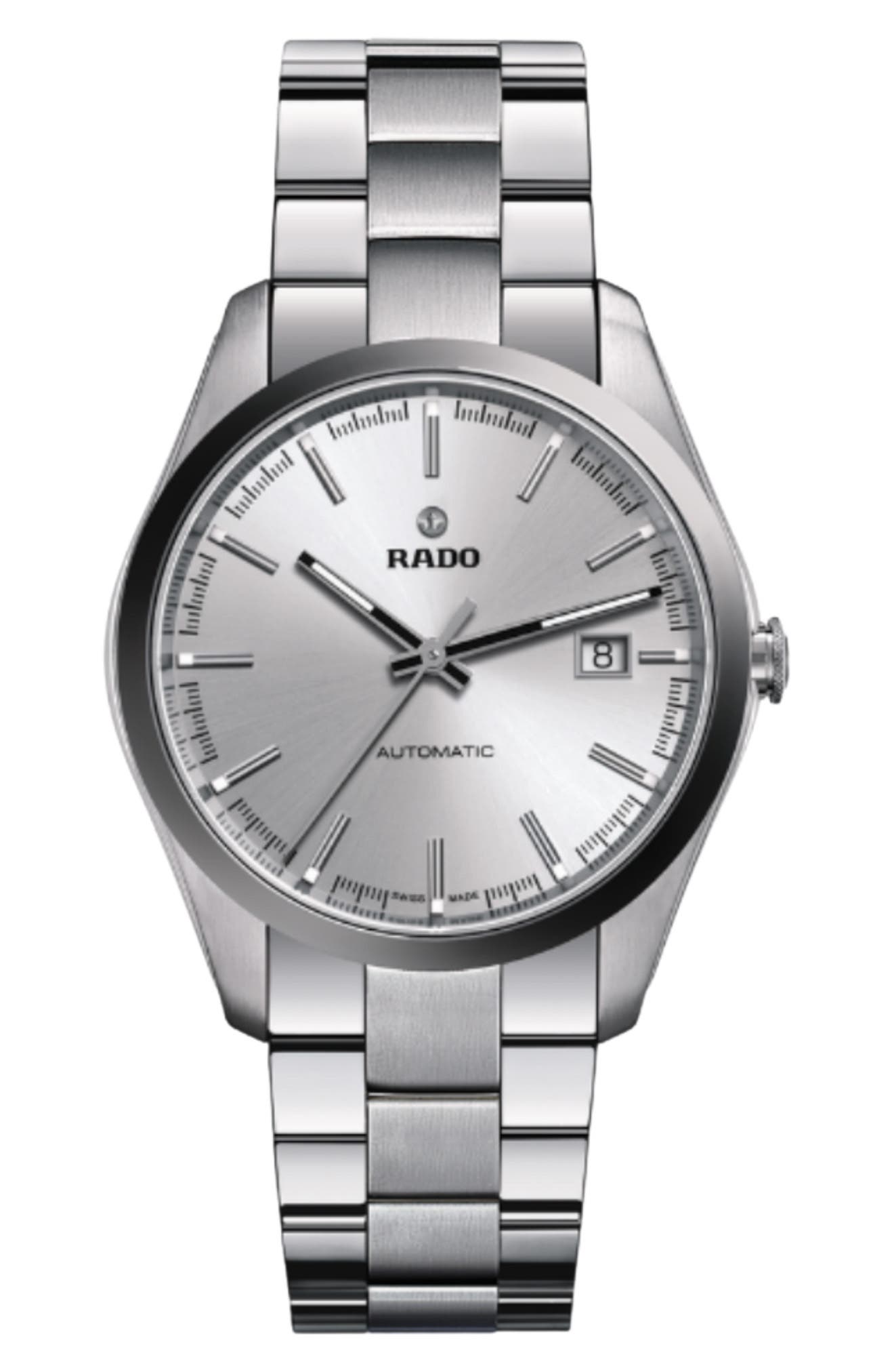 RADO Men's Hyperchrome Automatic Silver Dial Ceramos and Stainless ...
