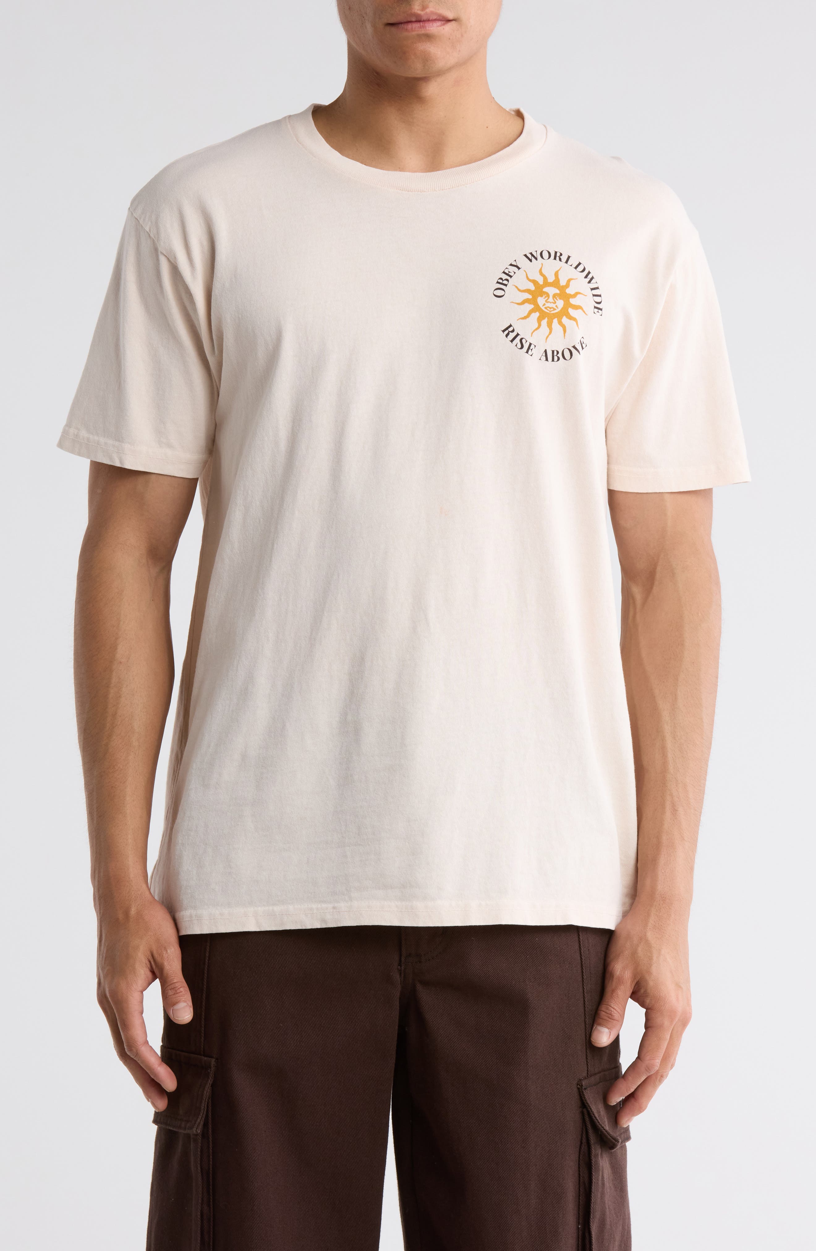 Obey Rise Logo Heavyweight T-Shirt | Nordstromrack