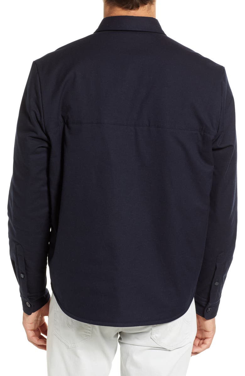 BOSS Mixed Media Button-Up Shirt | Nordstromrack