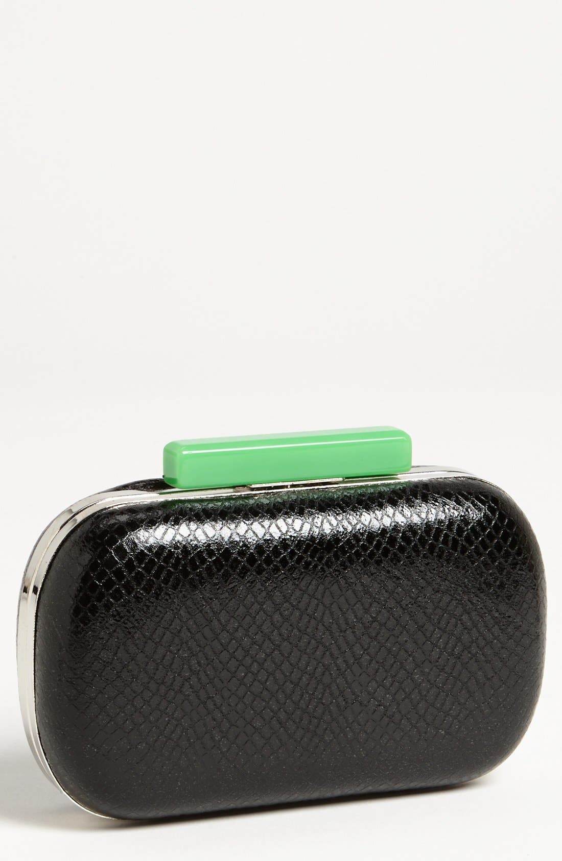 Expressions NYC Faux Leather Minaudière | Nordstrom