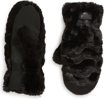 UGG® Quilted Faux Fur Mittens | Nordstromrack