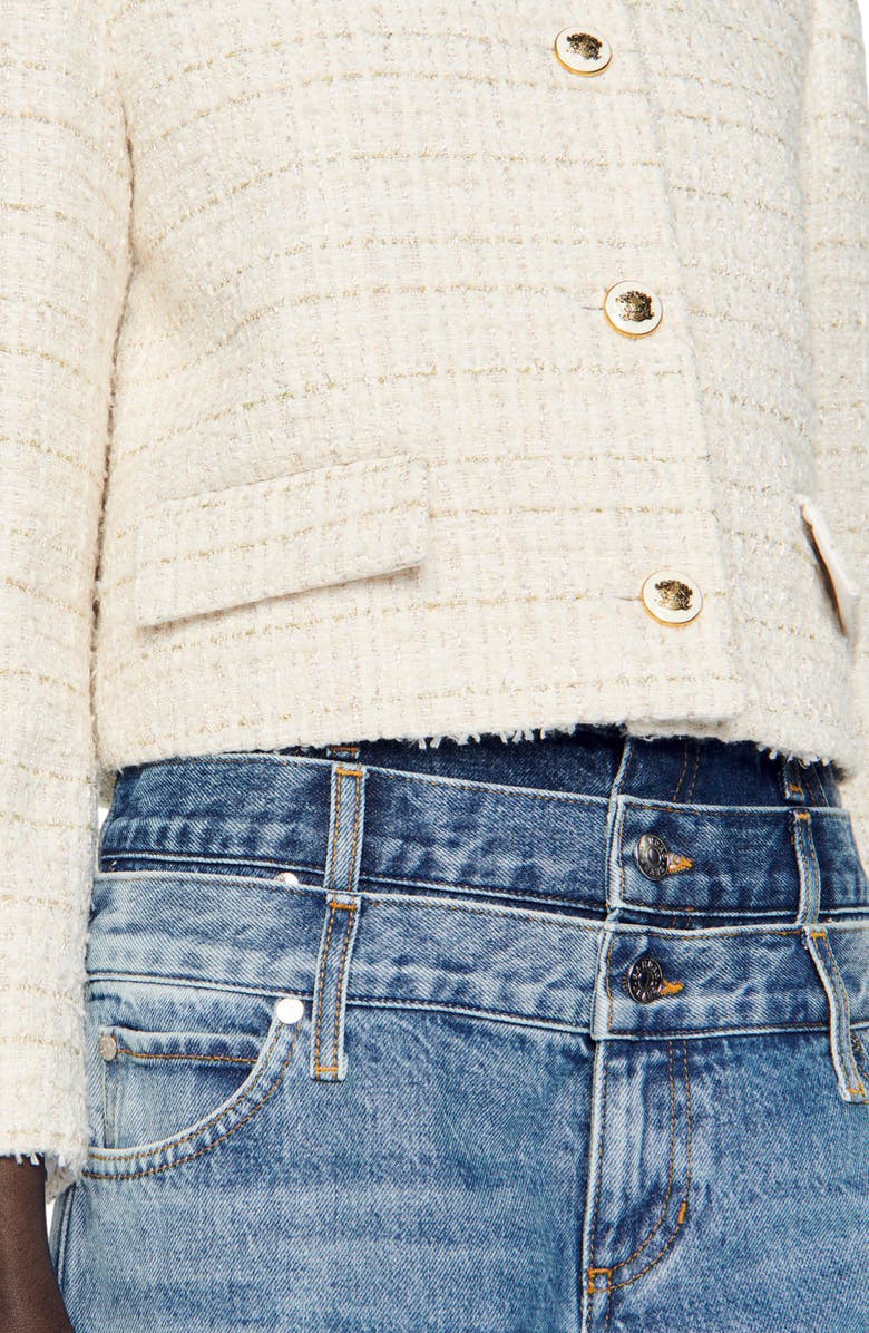 SANDRO Zally Tweed Jacket | Nordstromrack
