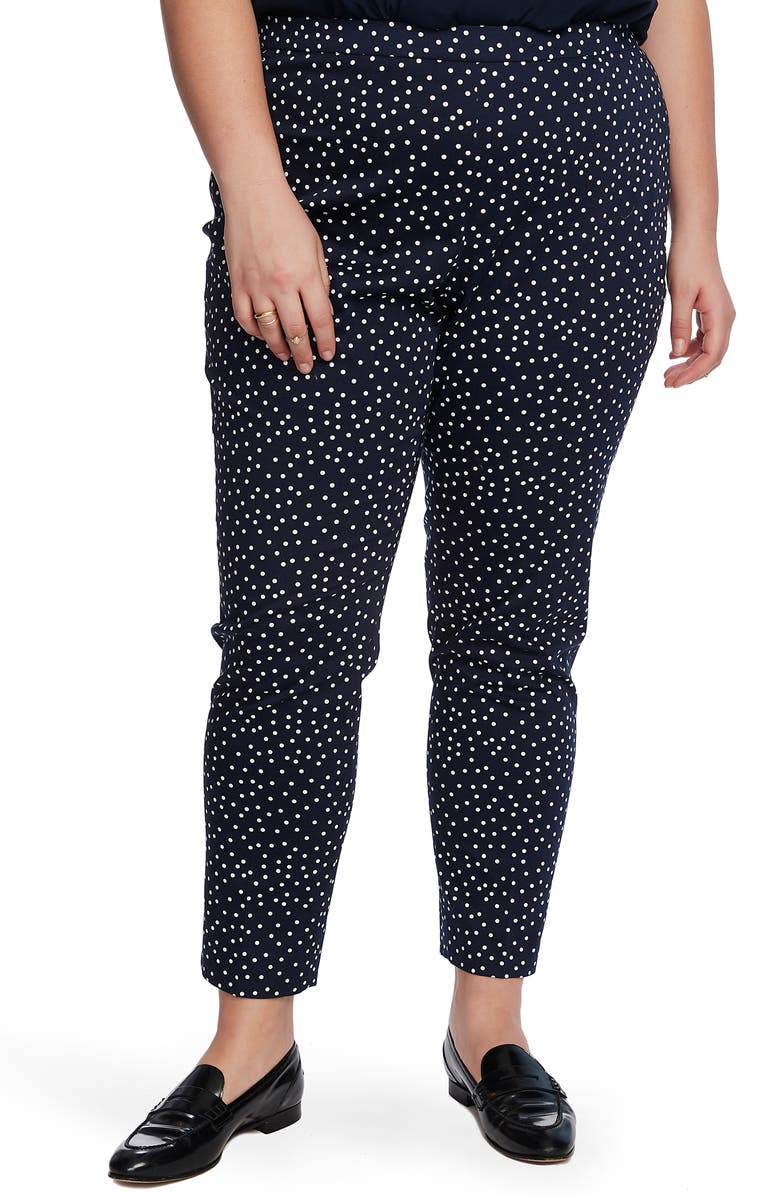 Court & Rowe Scatter Dot Slit Hem Pants | Nordstromrack