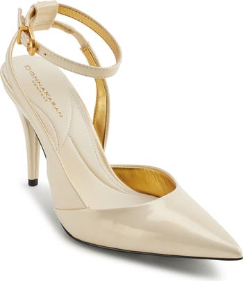 Donna Karan New York Pinecrest Pointed Toe Ankle Strap Pump (Women ...