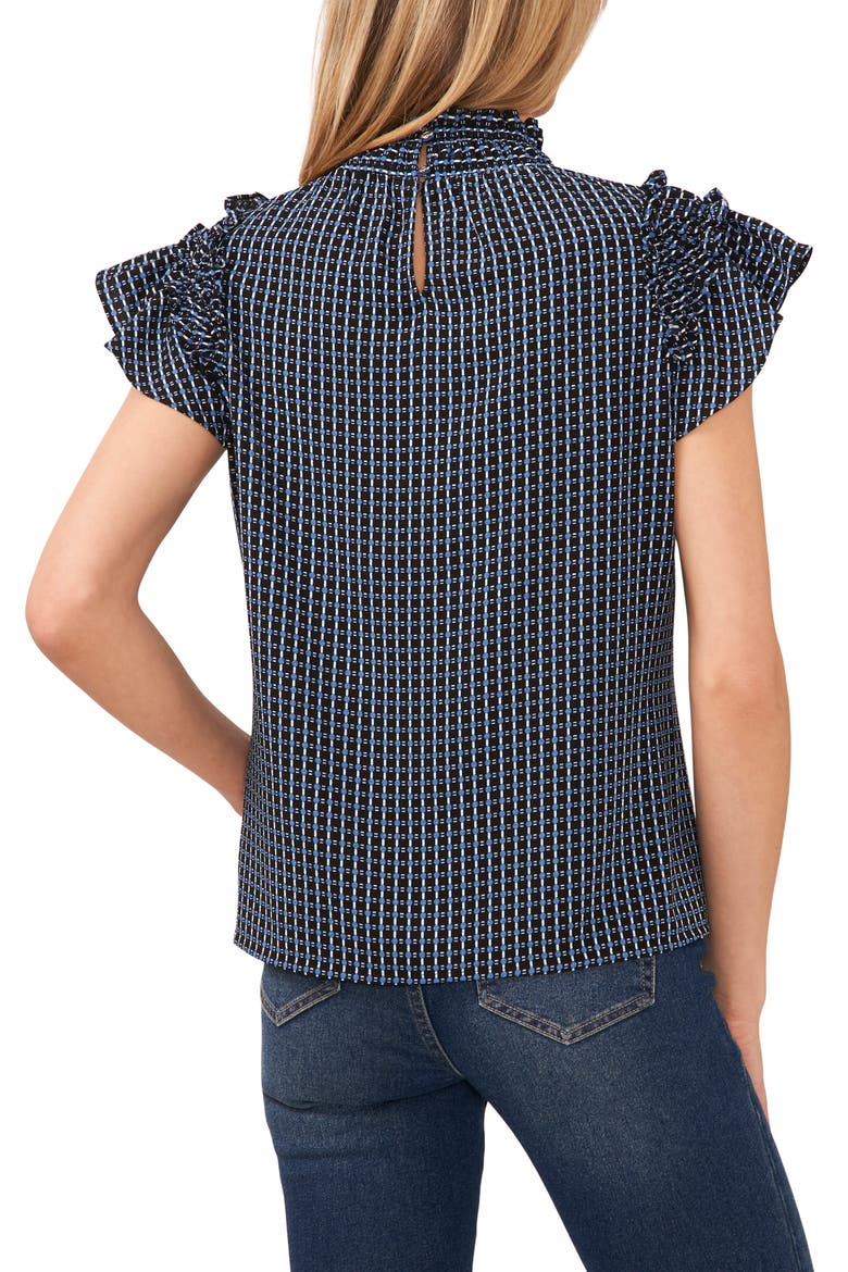 Mock Neck Flutter Sleeve Top (Women) | Nordstromrack