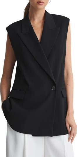 Reiss Thea Longline Waistcoat Vest | Nordstromrack