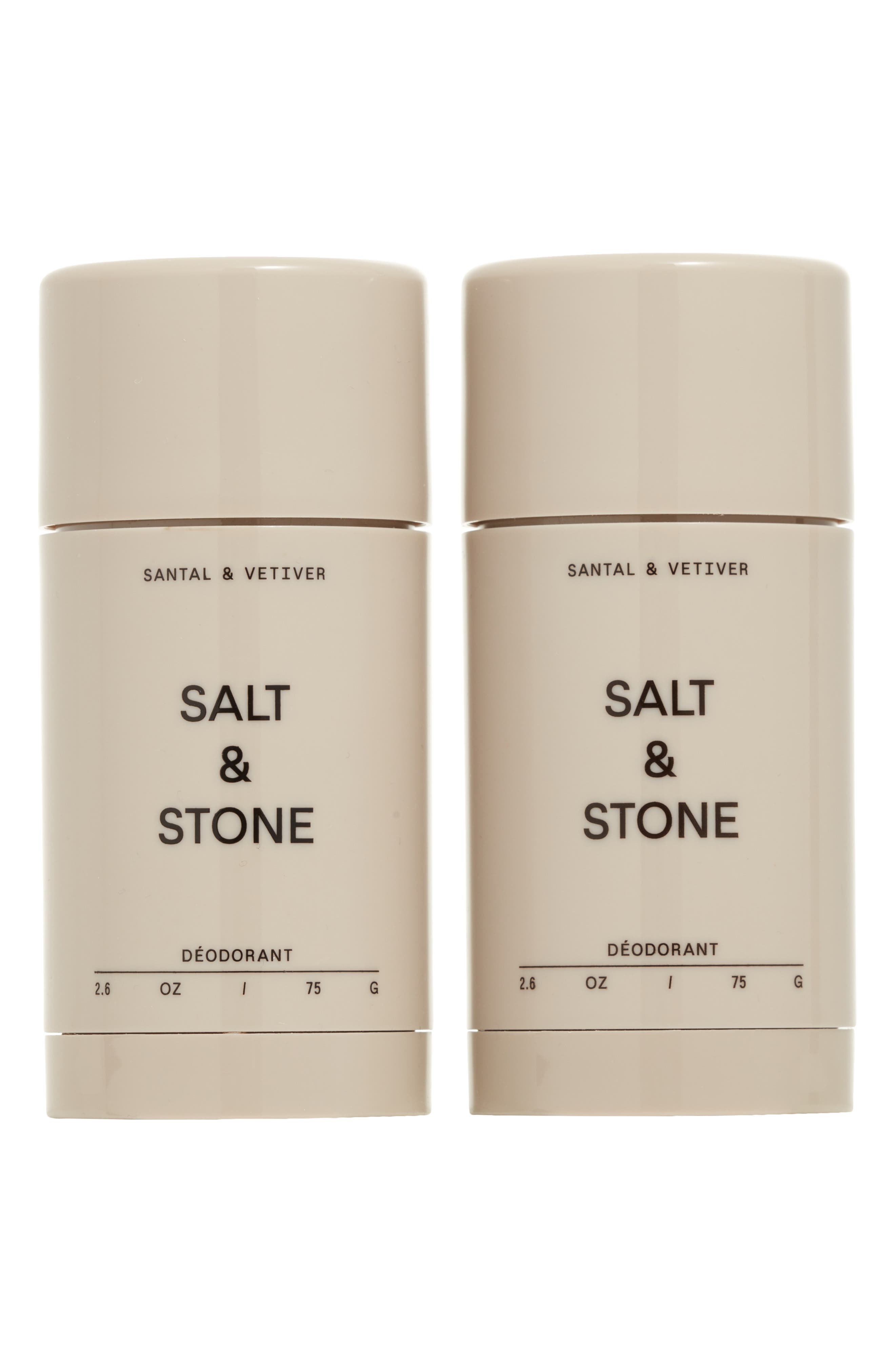SALT & STONE Santal & Vetiver Deodorant Duo $40 Value | Nordstrom