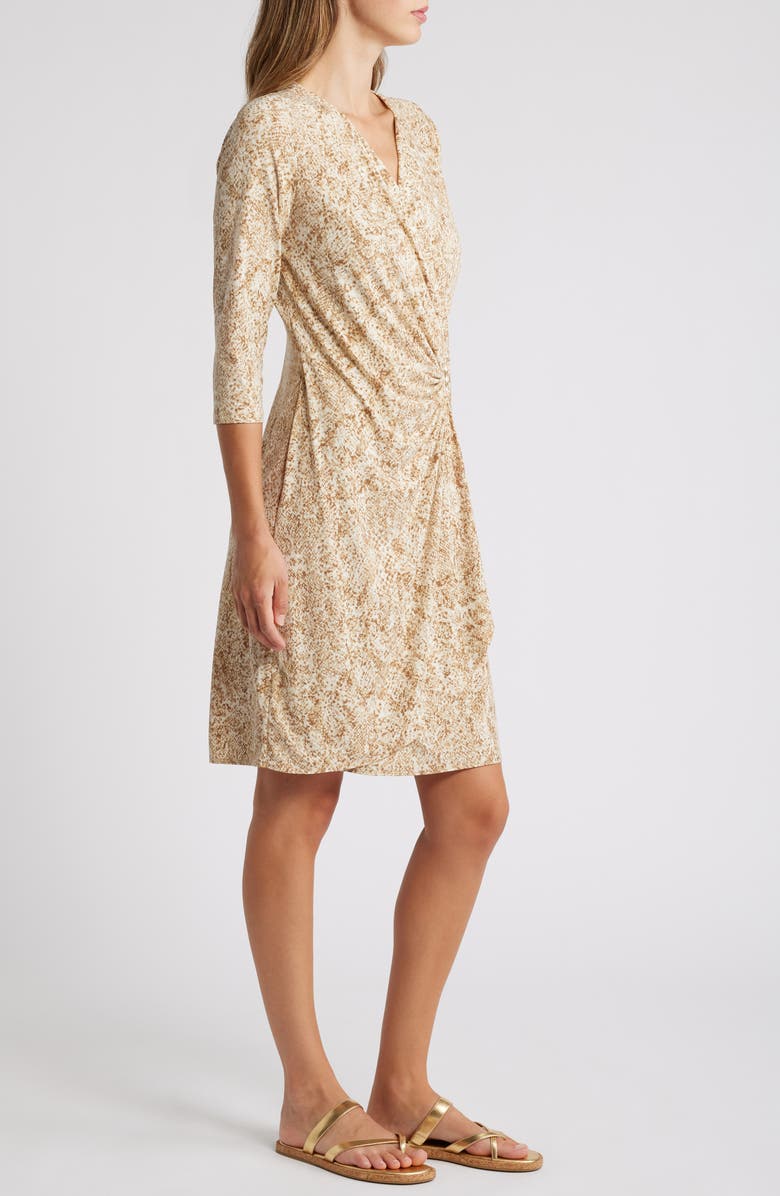Tommy Bahama Clara Playa Python Faux-Wrap Dress | Nordstrom