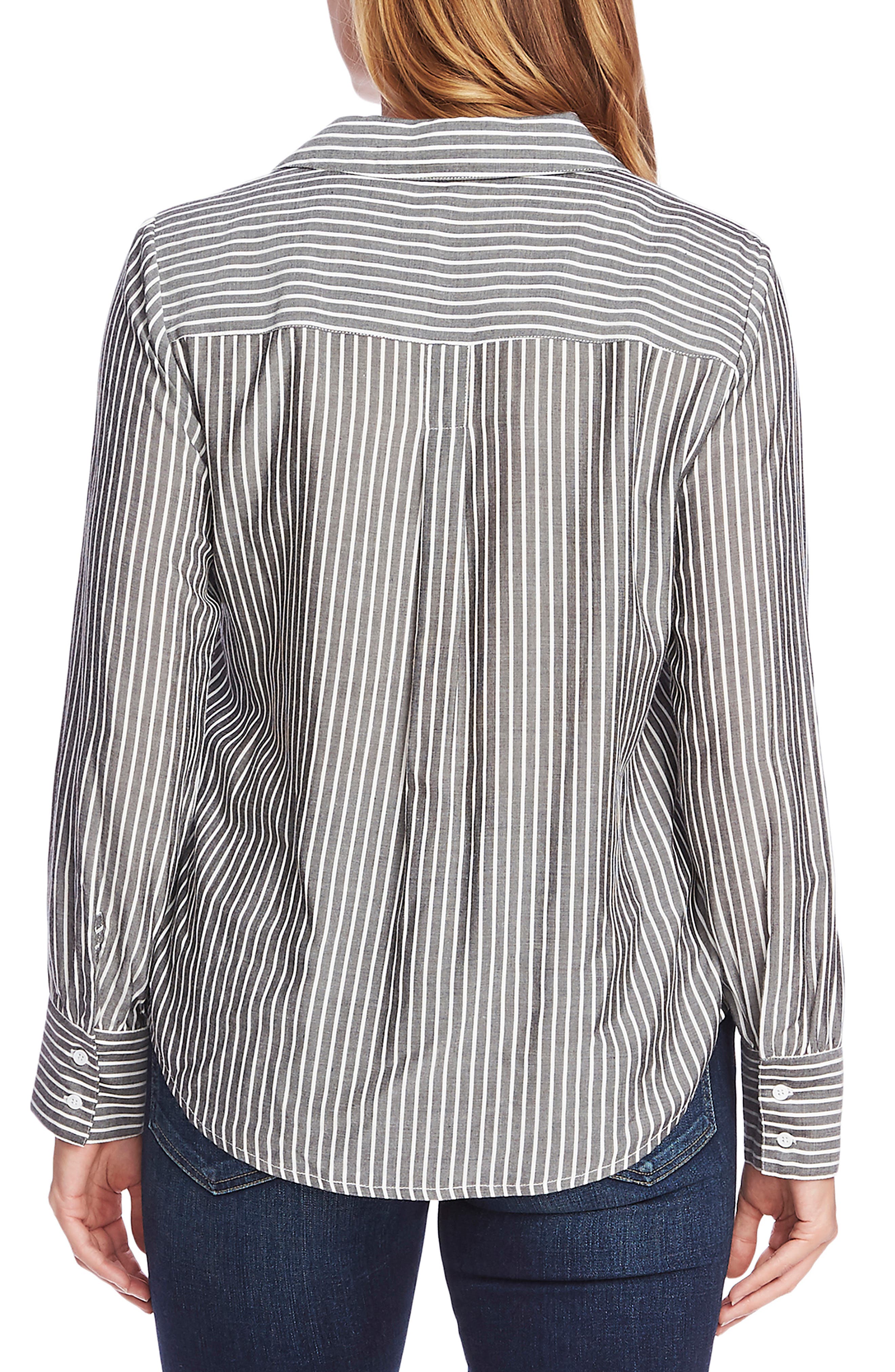 Vince Camuto Refresh Pinstripe Two-Pocket Button-Up Shirt | Nordstromrack